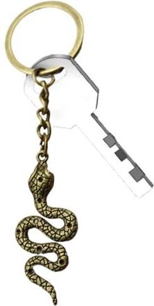 Generic Porte-clés serpent punk, pendentif de sac punk, pendentif serpent vintage - porte-clés tendance gothique animal breloque porte-clés pour sac à dos et 