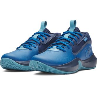 Under Armour UA Lockdown 7, Unisex-Erwachsene Turnschuhe, Varsity Blue Academy-Ghiaia Metallica, 50,5 EU, Varsity Blue Academy Metallkies, 50.5 EU