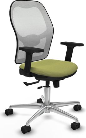 Piqueras y Crespo Chorquera B&uuml;rostuhl mit 2D-Armlehnen, h&ouml;henverstellbare Lendenwirbelst&uuml;tze, ausgestattet mit Syncro/Traslack und injiziertem Schaumstoff, mit Rollen v