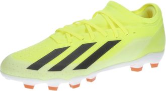 adidas Unisex X Crazyfast League Multi-Ground Boots Fußballschuhe, Solar Yellow/Core Black/Cloud White, 40 2/3 EU