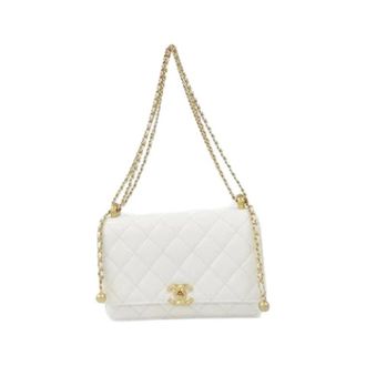 Chanel Pre-owned Ap2289 Calfskin Chain Wallet - - Pre-owned - Damen - Wei&szlig; - ONE SIZE
