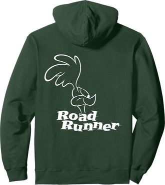 Looney Tunes Road Runner Logo Profil dunkel Pullover Hoodie