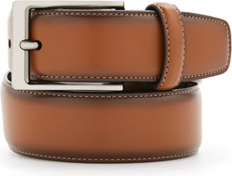 Perry Ellis Herren Portfolio Amigo Reversible Kleid G&uuml;rtel, Hellbraun, 30