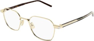 Saint Laurent Metall-Optikrahmen - - Accessories - unisex - Gelb - 48 MM