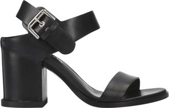 Premiata Femme, Chaussures, Noir, Taille: 39 EU Sandale Minimaliste en Cuir de Veau avec Talon Int&eacute;gr&eacute;