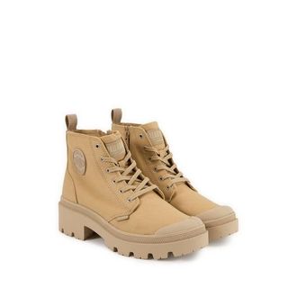 Palladium Boots unies en cuir