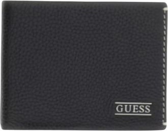 Guess Homme, Accessoires, Noir, Taille: ONE Size Portefeuille Bifold
