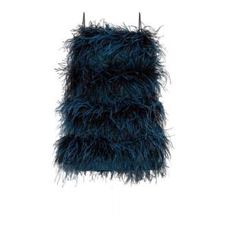 Os&eacute;ree Lumi&egrave;re Plumage Mini Kleid - - Dresses - Damen - Blau - M