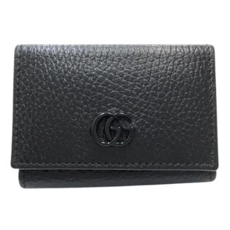 Gucci Portefeuille Tri-fold Pre-owned - Femme - Pre-owned - Noir - Taille: ONE Size