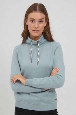 Oxmo Hoodie OXVimpa Sweatpullover mit Tube-Kragen und kontrastreichem Kordelzug