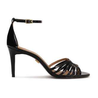 Kazar Lack-Sandalen mit eleganten Riemen - - Shoes - Damen - Schwarzk - 41 EU