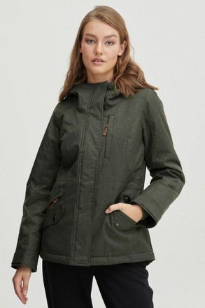 Oxmo Kurzjacke OXBellissa Warme Jacke mit hochabschlie&szlig;endem Kragen