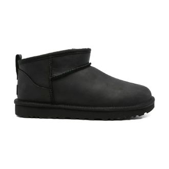 UGG Ugg, Femme, Chaussures, Noir, Taille: 39 EU Classic Ultra Mini Leather