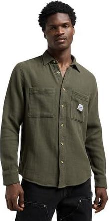 Lee Workwear Shirt 2.0, Oak Moss, M Hommes