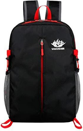 Generic Sac &agrave; dos l&eacute;ger pour homme, grande capacit&eacute;, plein air, loisirs, randonn&eacute;e, sac &agrave; dos Augur, Noir, taille unique