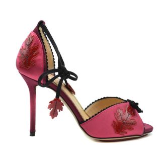 Charlotte Olympia Femme, Chaussures, Rose, Taille: 36 1/2 EU Sandales Élégantes à Talons Hauts