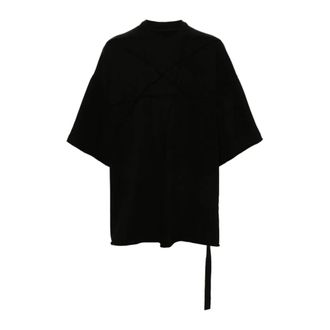 Rick Owens Schwarzes Casual T-Shirt - - Tops - Herren - Schwarzk - L