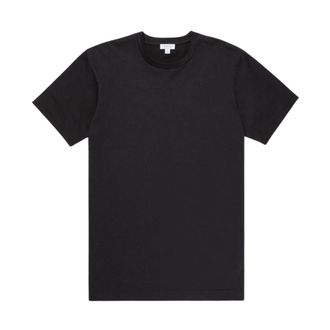 Sunspel Riviera T Shirt - - Tops - Herren - Schwarzk - S