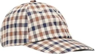 Aquascutum Homme, Accessoires, Multicolore, Taille: ONE Size Motivo Club Check Cap