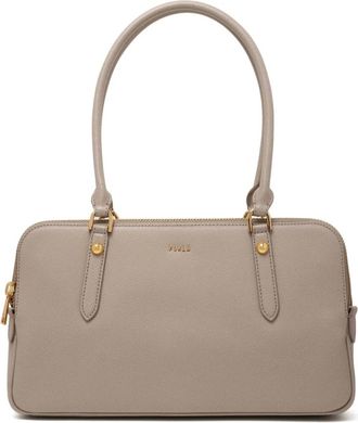 Furla Femme, Sacs, Beige, Taille: ONE Size Linen Giulia Boston M Bag