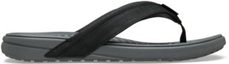 Crocs Yukon Surf Flip-Flop f&uuml;r Herren, Schiefergrau/Schwarz, Gr&ouml;&szlig;e 39, Schiefergrau Schwarz, 39/40 EU
