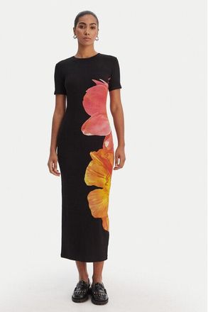 Desigual Kleid f&uuml;r den Alltag 26SWVK26 Schwarz Slim Fit