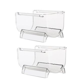 Amosfun 2st&uuml;cke Stapelbares Weinregal Flaschenhalter F&uuml;r Weinflaschen K&uuml;hlschrankorganizer Aufbewahrungsbox F&uuml;r Wein Regal F&uuml;r Wohnzimmer Und K&uuml;che