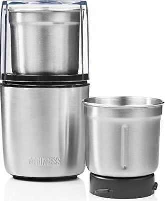 Princess Pesto Maker - Multi Zerkleinerer, mit 2 Edelstahlmessern, 200 Watt, 190 g, für feste und flüssige Zutaten, 221040