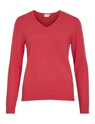 Vila Viril V-Neck L/S Knit Top - Noos
