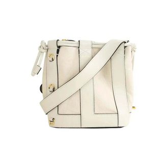 Lancel Sac &agrave; bandouli&egrave;re en cuir blanc