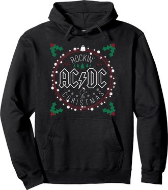 AC/DC Offizielles AC/DC Rockin Christmas Weihnachten Rock Musik Pullover Hoodie
