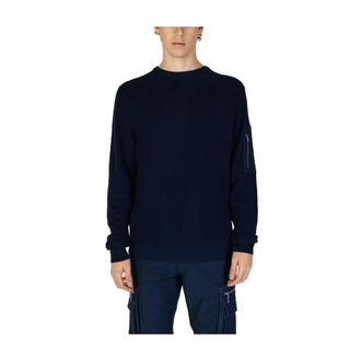 Antony Morato Herren, Strickwaren, Blau, MGr&ouml;&szlig;e