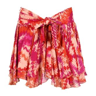 Dondup Mini Voile Rock mit Rei&szlig;verschluss - - Skirts - Damen - Mehrfarbig - S