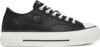 Karl Lagerfeld Sneakers aus Stoff Kampus Max KL60426 Schwarz