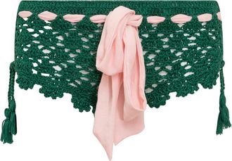 Matim&igrave; Femme, Sous-v&ecirc;tements, Vert, Taille: 40 FR Pantalon Tricot&eacute; Taille Haute