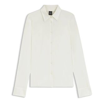 HUGO BOSS Bronta Tuesday Shirt - - Blouses & Shirts - Damen - Wei&szlig; - 2XL