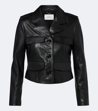 Dorothee Schumacher Veste courte en cuir
