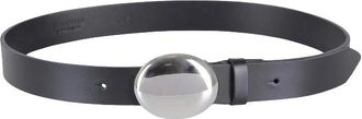 Federica Tosi Ceinture &agrave; boucle ovale - Femme - Accessoires - Noir - Taille: M/L