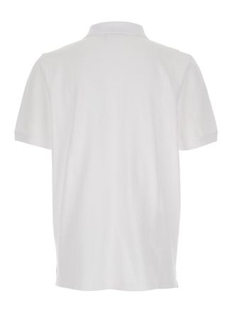 Maison Kitsun&eacute; Mens Polo Shirt White Cotton T-Shirts And Polos