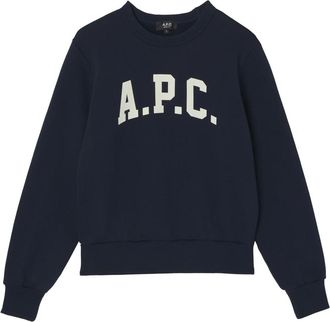 A.P.C. A.p.c., Homme, Sweatshirts et sweats &agrave; capuche, Bleu, Taille: S Harris SweaT-shirt