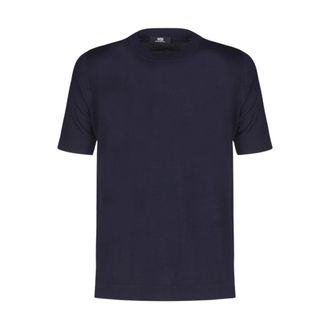 Alpha Studio Pull &agrave; col rond - Homme - Pulls - Bleu - Taille: XL
