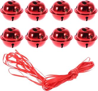 Valiclud 21st&uuml;cke Mini-weihnachtsglocken Mit H&auml;ngeglocke Und Glockenzubeh&ouml;r DIY-Glocke Und Partyglocke Als Gl&ouml;ckchen-Ornament F&uuml;r Wandbeh&auml;nge Und Weihnachtsbau