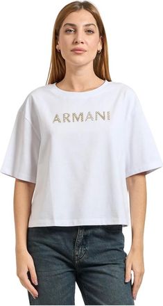 A|X Armani Exchange Damen, Oberteile, Weiß, XLGröße