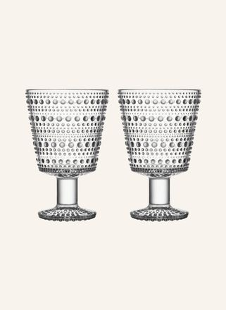 iittala 2er-Set Trinkgl&auml;ser Kastehelmi transparent