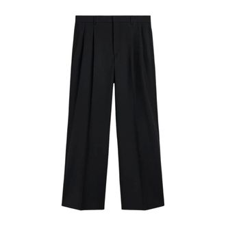 Sunflower Homme, Pantalons, Noir, Taille: M Wide Pleated Trouser