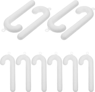 TOPBATHY 10 St&uuml;ck Weihnachtsanh&auml;nger aus Schaumstoff 10cm Gro&szlig;e Weihnachtskr&ouml;ckchen H&auml;ngeornamente Langlebiger Weihnachtsschmuck f&uuml;r Baum und Fensterdekoration