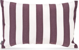 H.O.C.K. Kissen inkl. F&uuml;llung 60x40cm Outdoor Classic Streifen brombeer