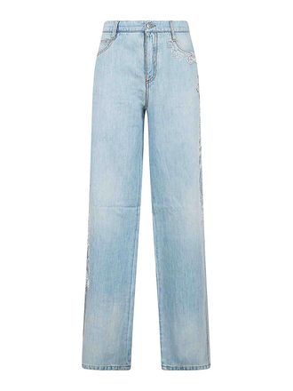 Ermanno Scervino Pantalons D&eacute;contract&eacute;s - Bleu