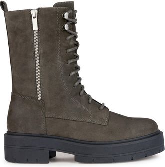 Geox Schnürschuhe Geox D Spherica Ec7 D36VDJ 00022 C9002 Grau