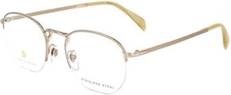 David Beckham DB 1087 Lunettes, Gold Beige Horn, 50 pour homme, Or Beige Horn